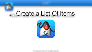 How do I - Create a List of Items.pdf