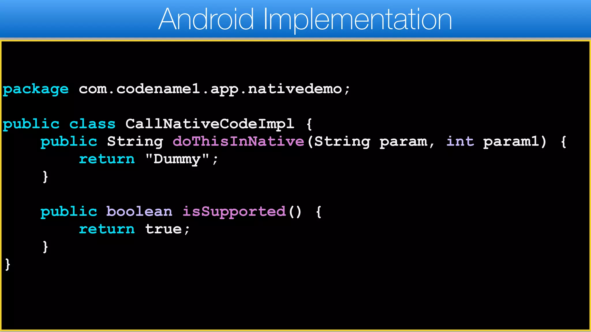 How do i - create a native interface | PPT