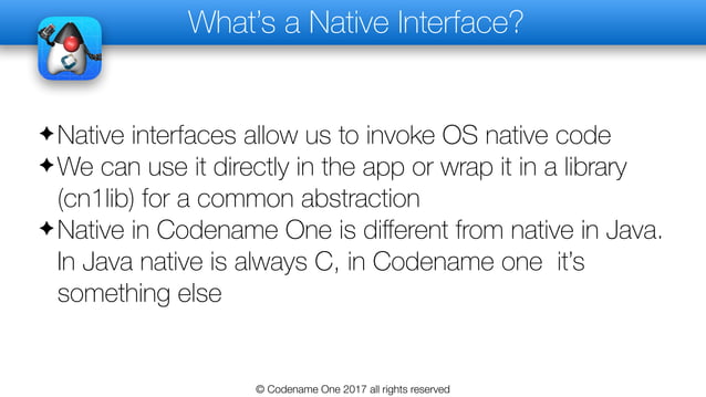 How do i - create a native interface | PPT