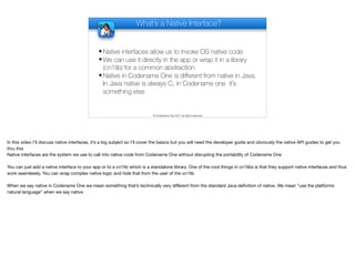 How do I - Create a Native Interface - Transcript.pdf
