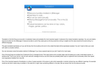 How do I - Localization and Internationalization (l10n, i18n ...