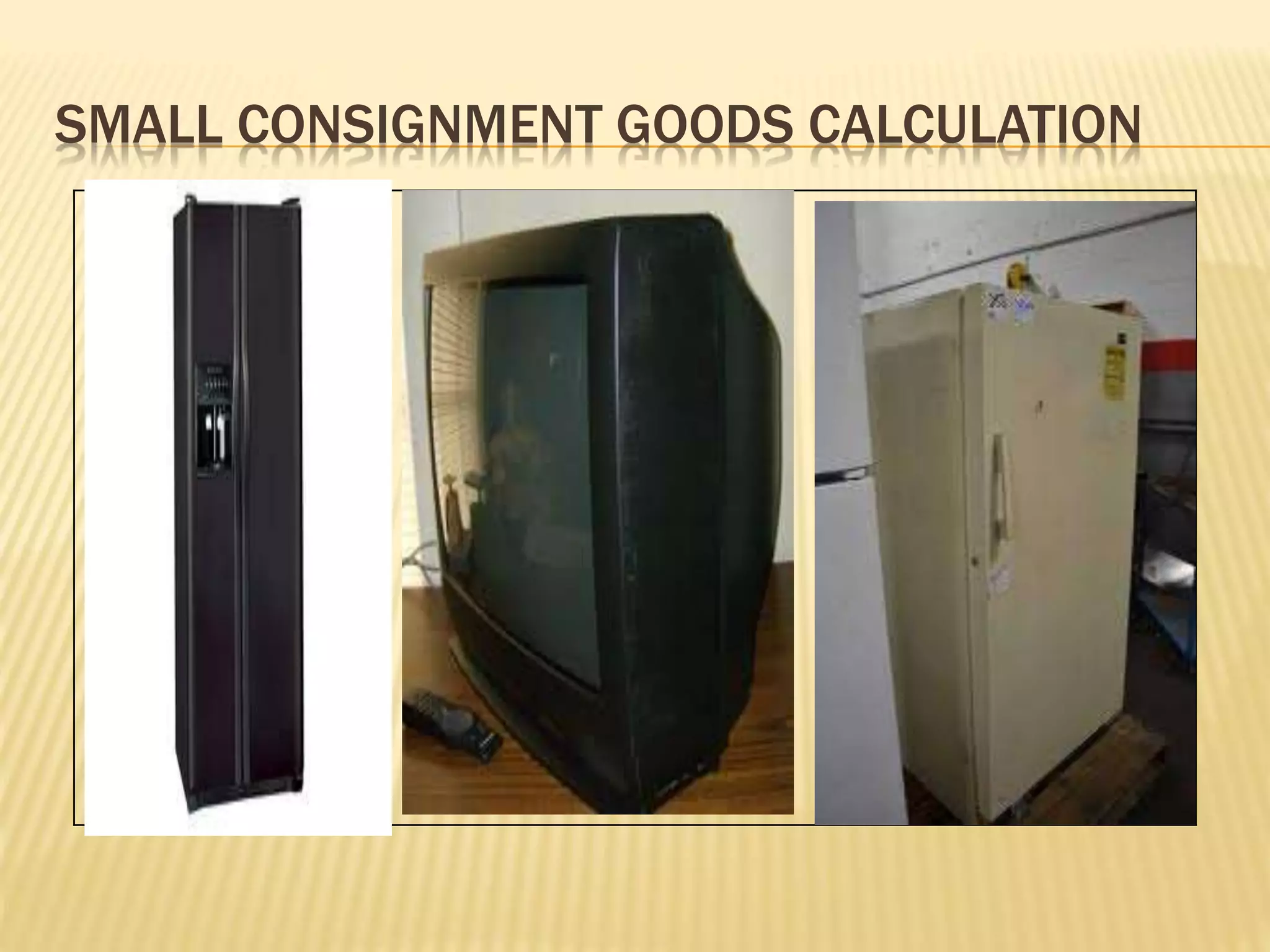 How do i calculate in movement of goods from one place to another ...