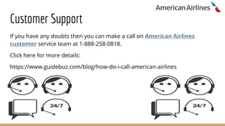 How do i contact american airlines by phone | PPT