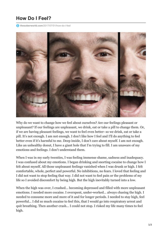 How do i feel | PDF