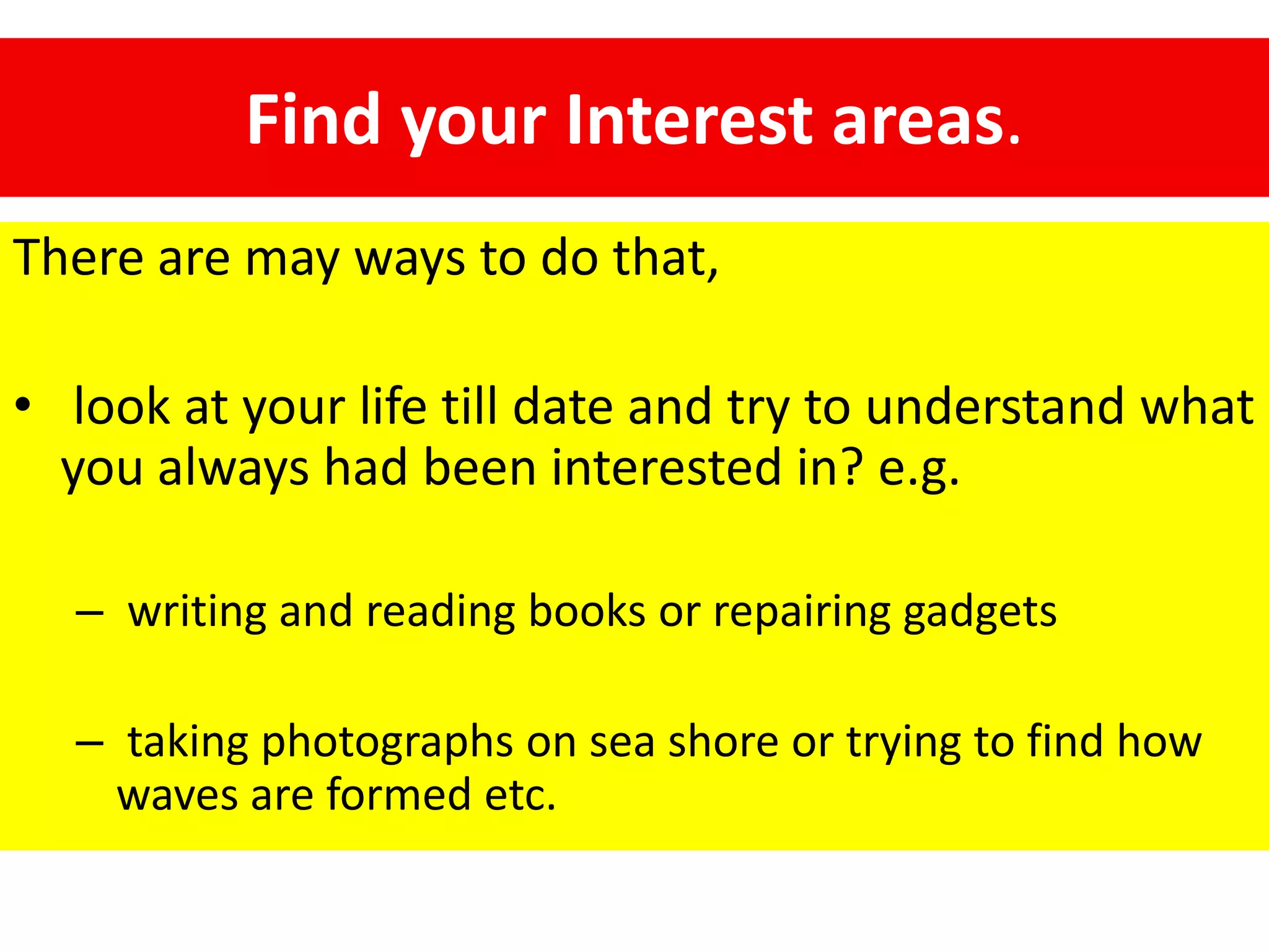 How do I find My Career | PPT