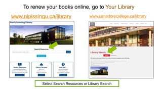 How Do I Renew My Books? | PPT