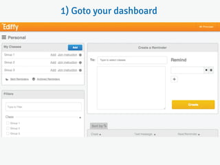 How do i send reminders to the whole class? | PDF