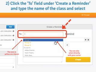 How do i send reminders to the whole class? | PDF