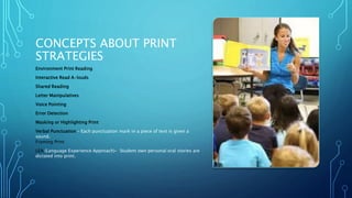 Emergent & Beginning Literacy Learners | PPTX