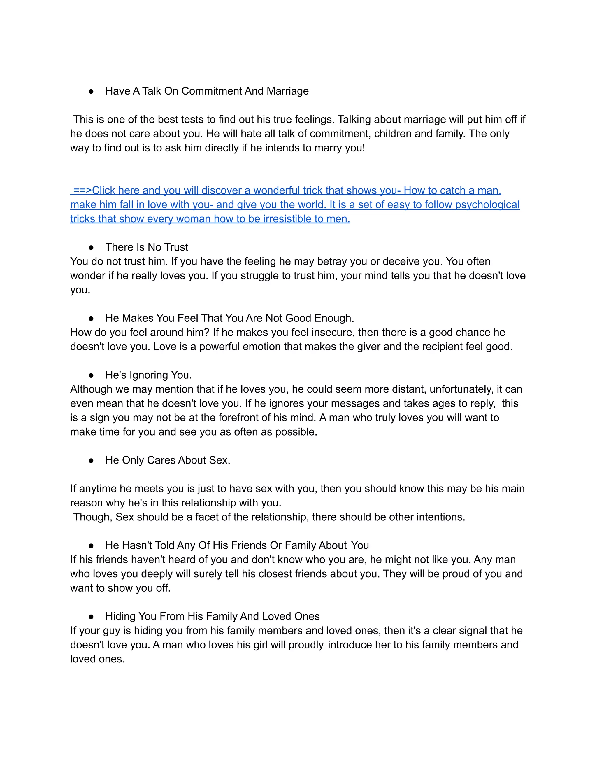 HOW DO I TELL IF HE LOVES ME? | PDF