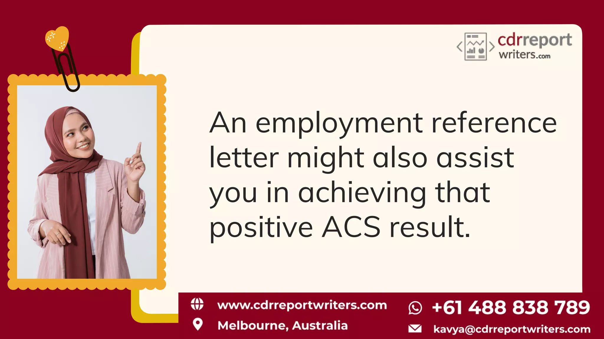 How do I write a perfect employment reference letter for an acs rpl ...