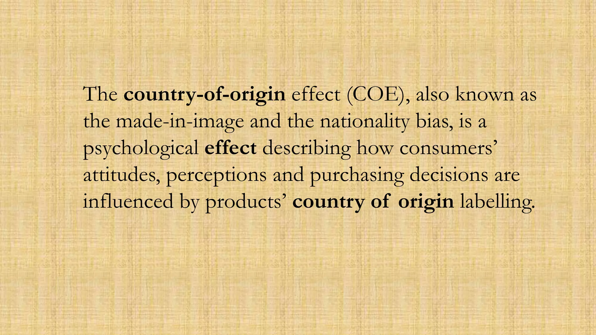 How do marketers influence country of-origin effects | PPTX