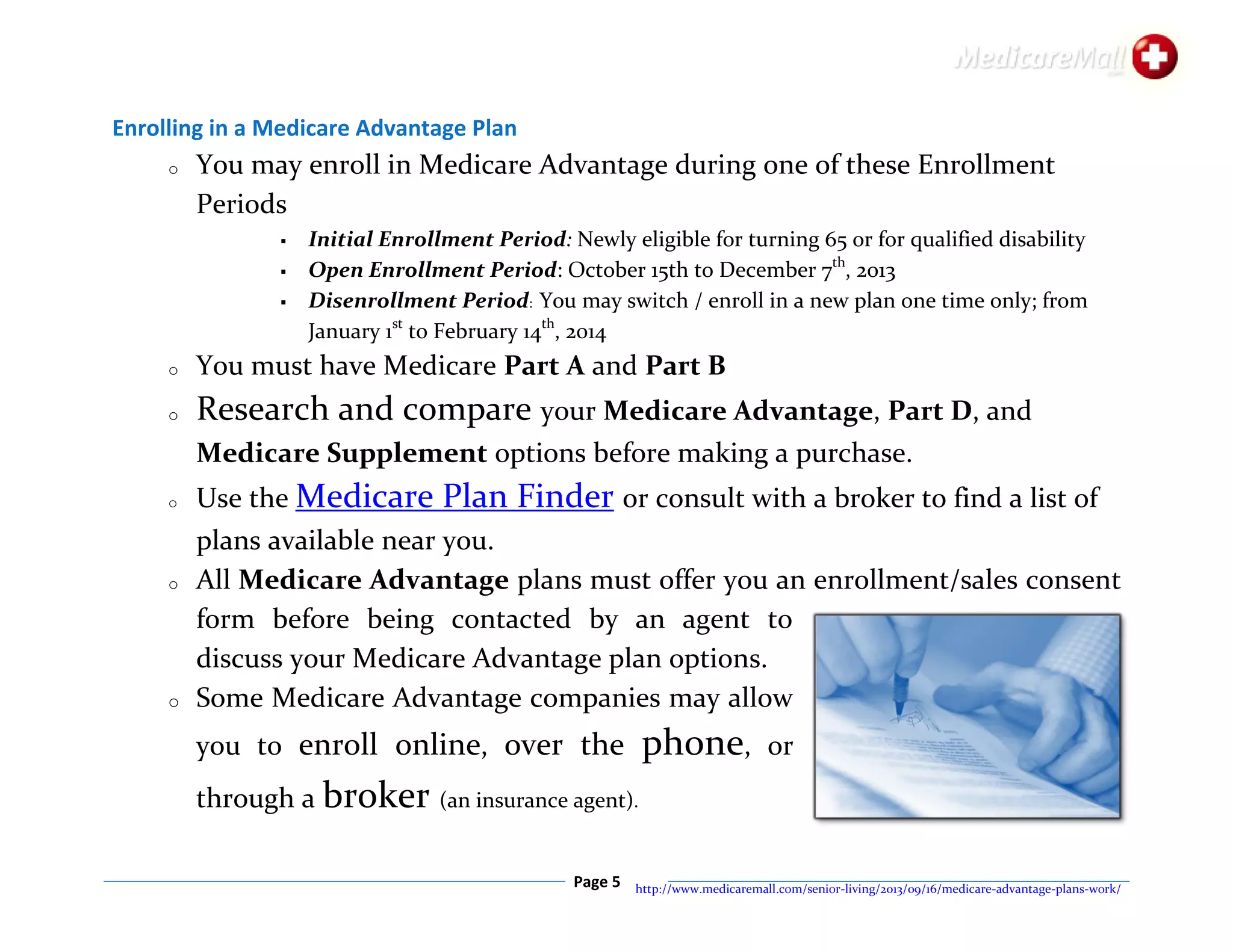 How do medicare advantage plans work? | PPT