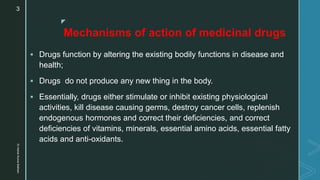 How Do The Medicinal Drugs Work ? | PPT