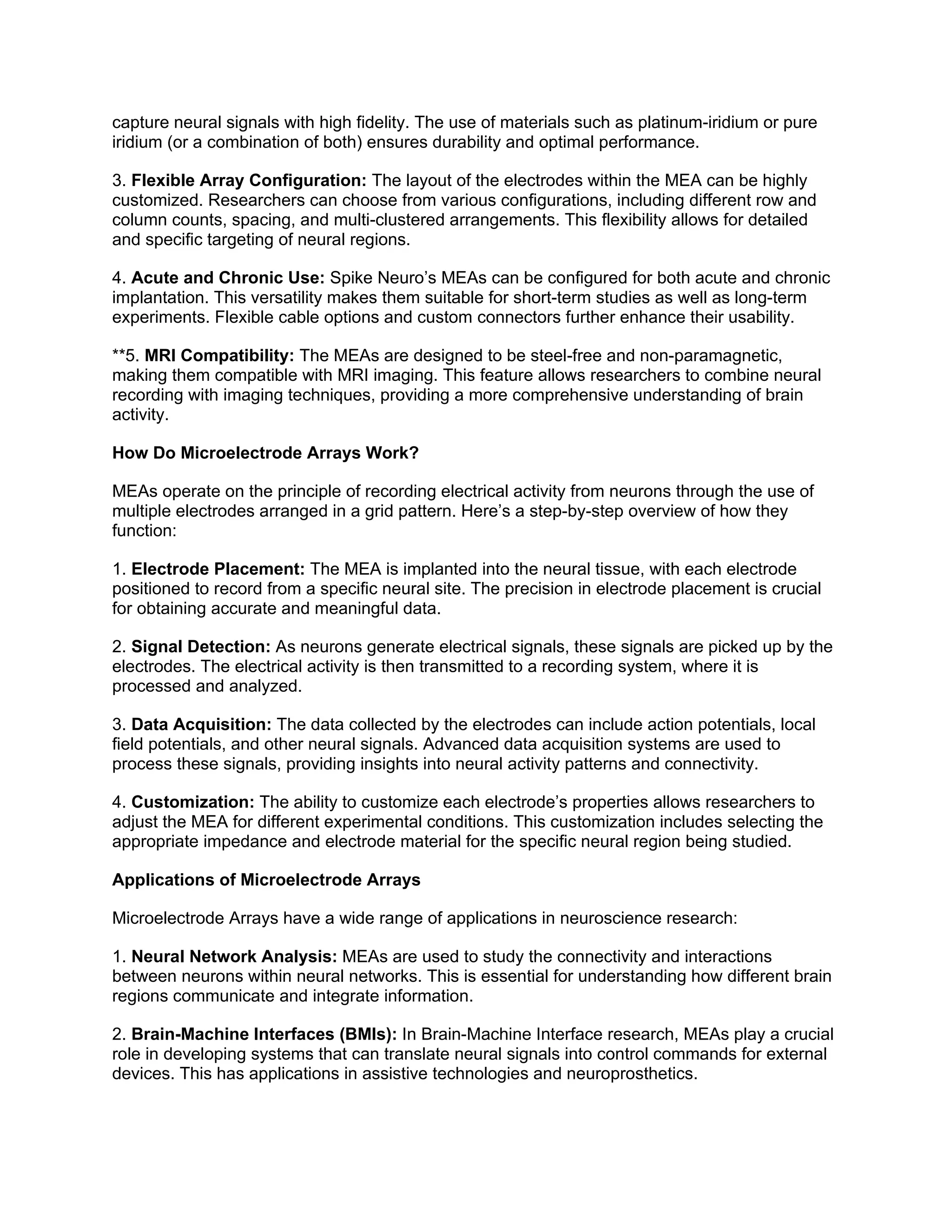 How Do Microelectrode Arrays (MEA) by Spike Neuro Enhance Neural ...