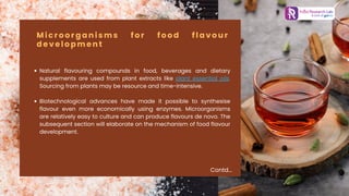 How do microorganisms contribute to food flavour development? | PDF