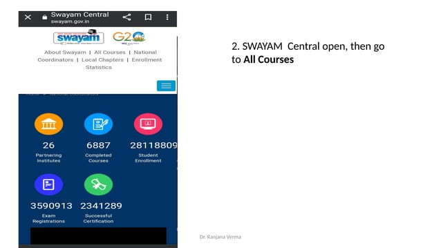 How do NPTEL/ SWAYAM Registration for a course.pptx