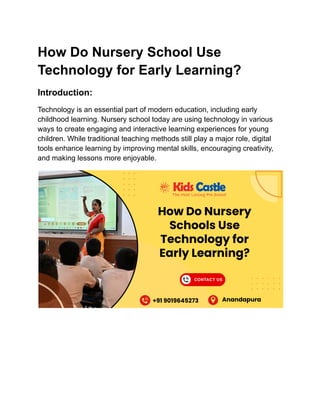 How Do Nursery School Use Technology for Early Learning.pdf