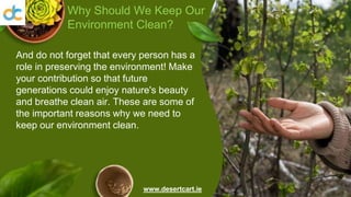 How Do Plants Help to Keep the Environment Clean.pptx | Gardening ...