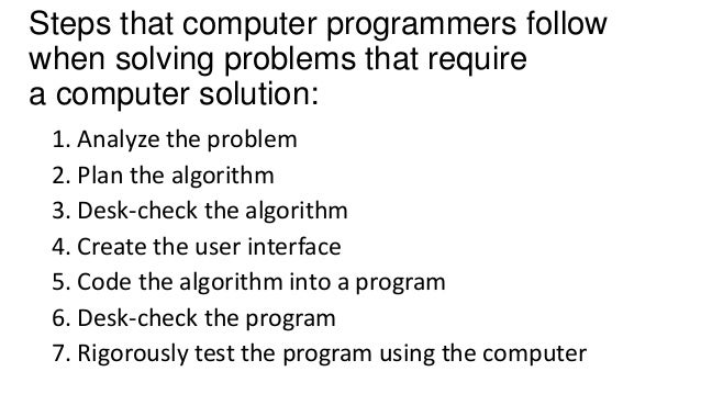 How Do Programmers Solve Problems