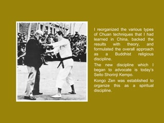 How Doshin So formed Kongo school of Zen - Narrated by Kaiso Doshin So ...