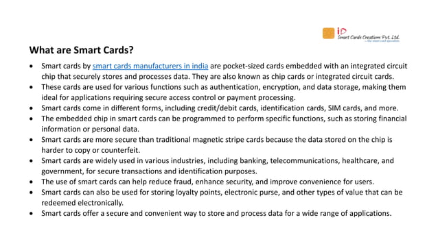 How Do Smart Cards Ensure Data Privacy and Protection? | PPT