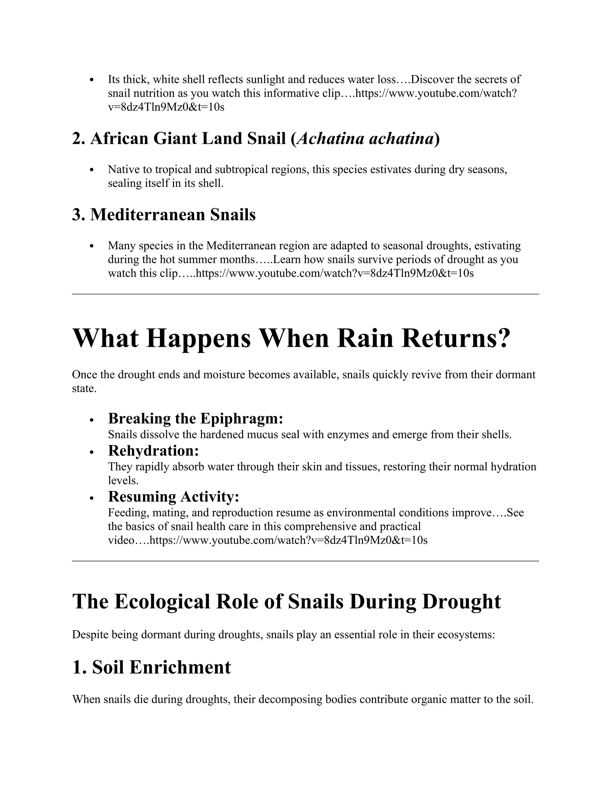 HOW DO SNAILS SURVIVE PERIODS OF DROUGHT..docx