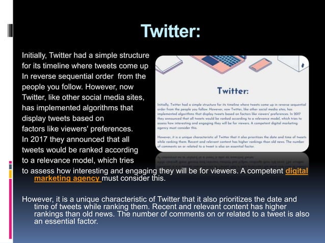 How Do Social Media Algorithms Work? | PPTX | Social Networking | Internet