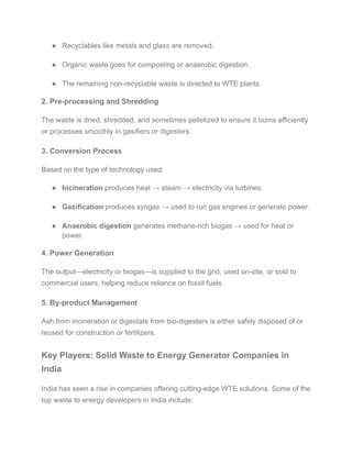 How Do Solid Waste to Energy Generator Companies Turn Trash into Power.pdf