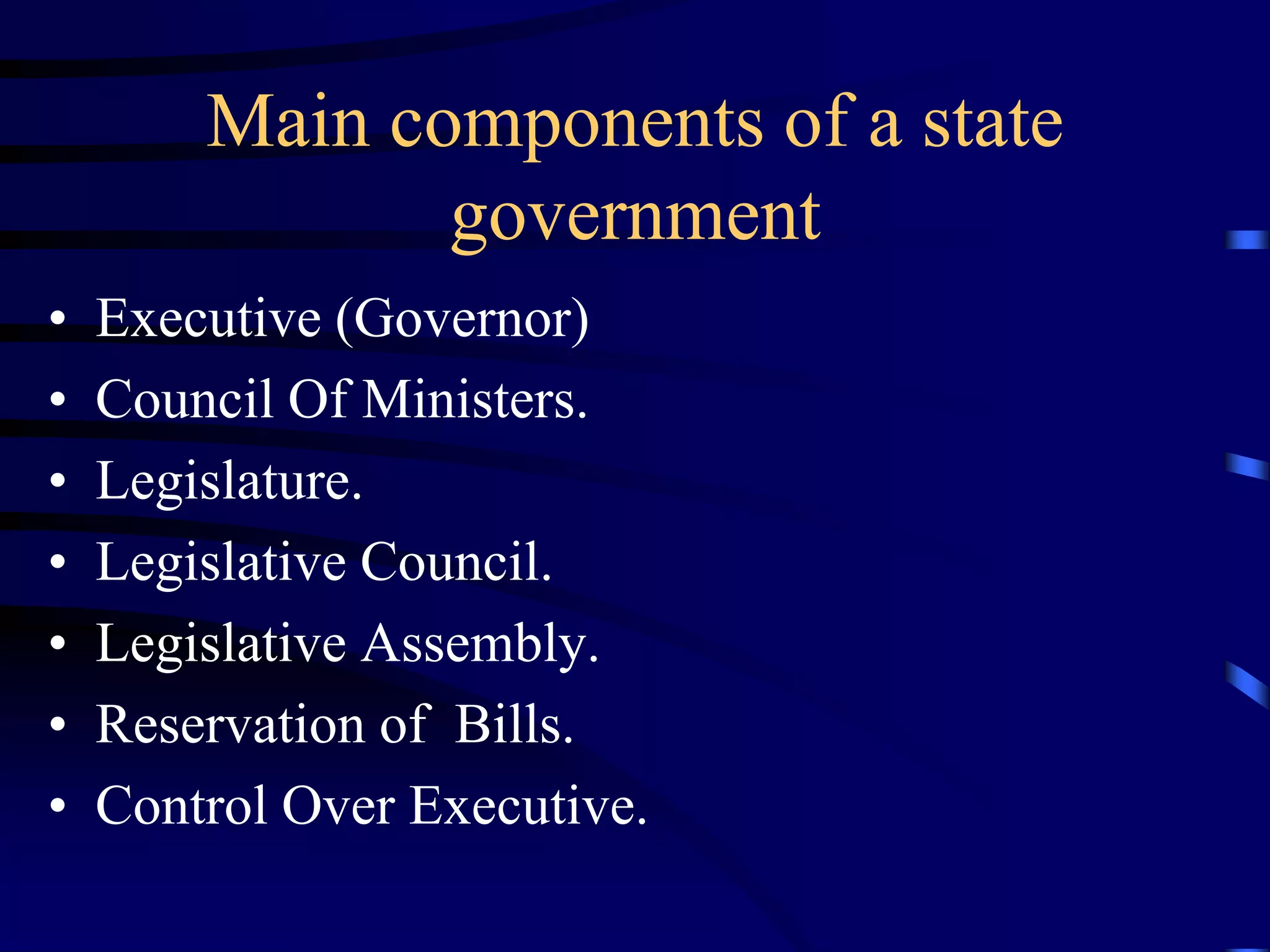 How do state government work | PPTX