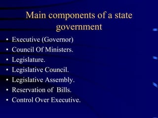 How do state government work | PPTX