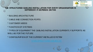 How do Structure Cabling Components Work.pptx