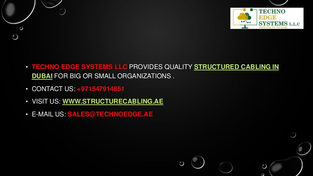 How Do Structure Cabling Components Work Pptx
