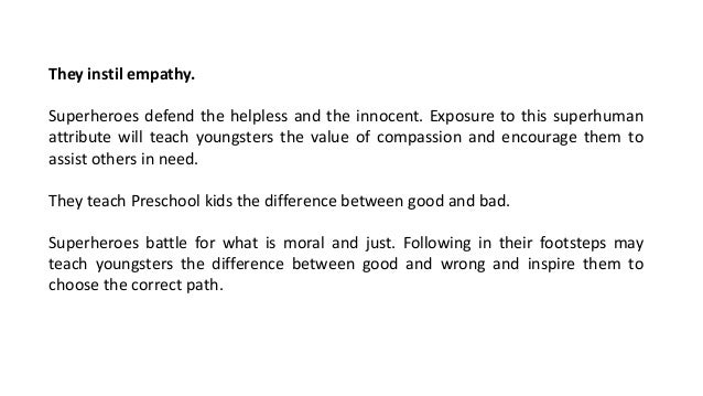 How Do Superheroes Help Kids To Inculcate Values.pptx