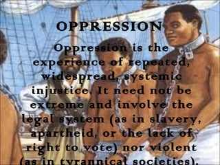 How do the caribbean people respond to oppression | PPT