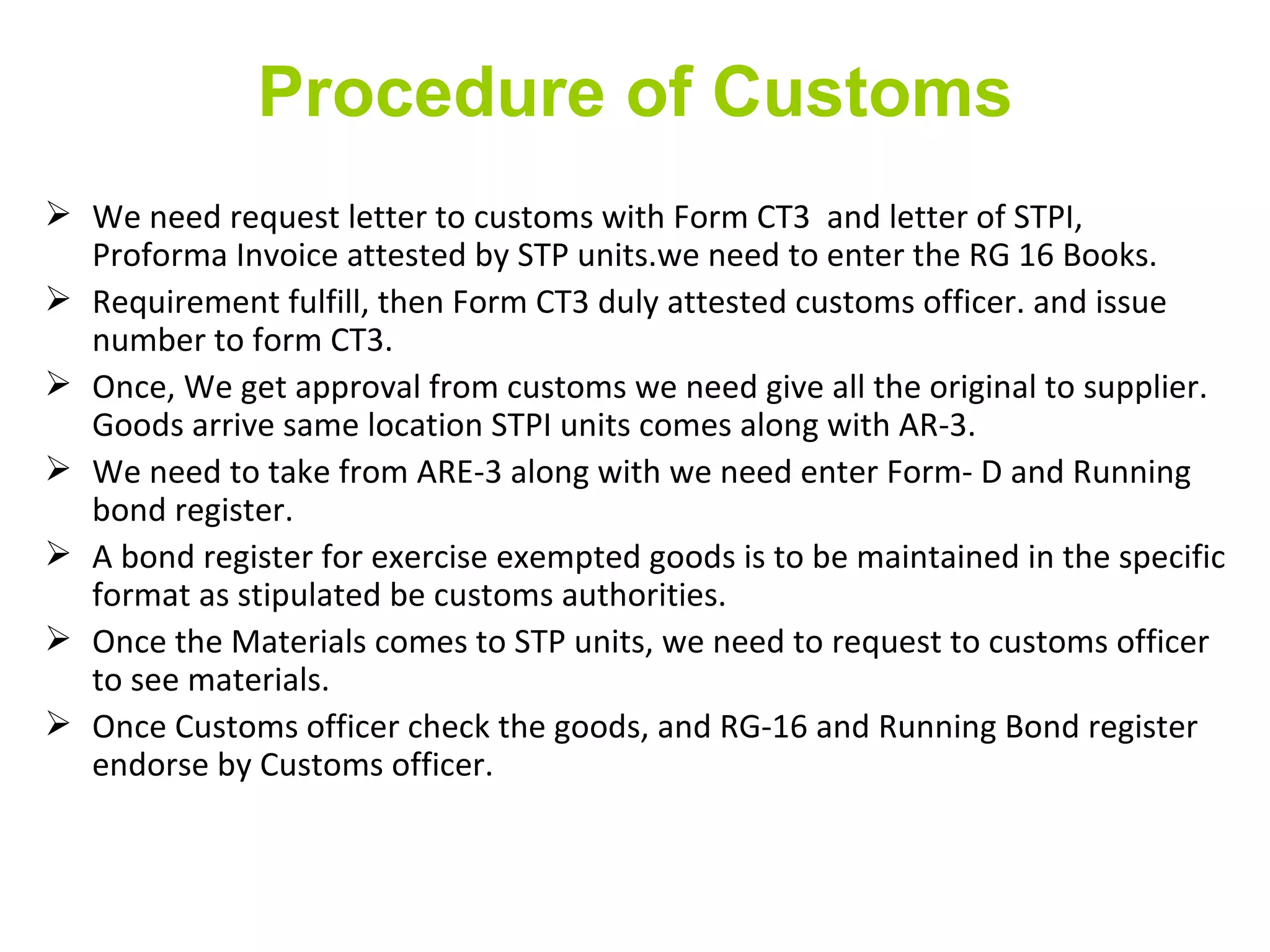 Checklist for CT3 Exemption | PPT