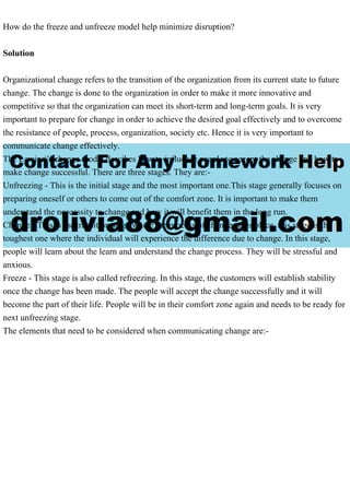 How do the freeze and unfreeze model help minimize disruptionSo.pdf