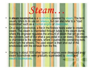 How Trains Move | PPT