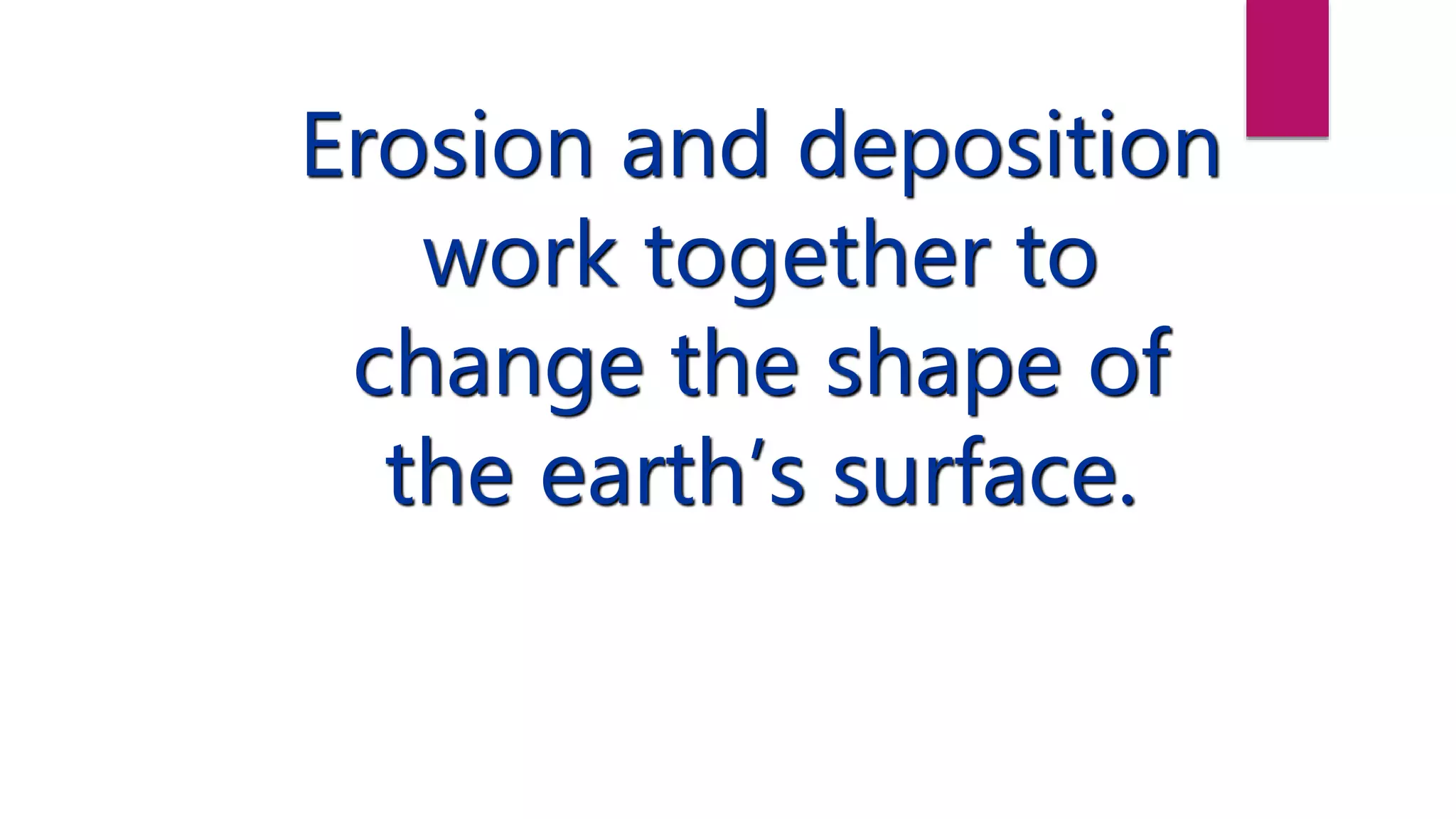 How do weathering and erosion shape the land 1 | PPTX