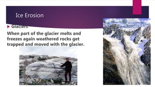 How do weathering and erosion shape the land 1 | PPTX