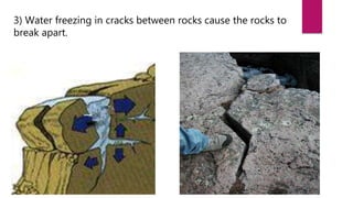 How do weathering and erosion shape the land 1 | PPTX | Geology | Science