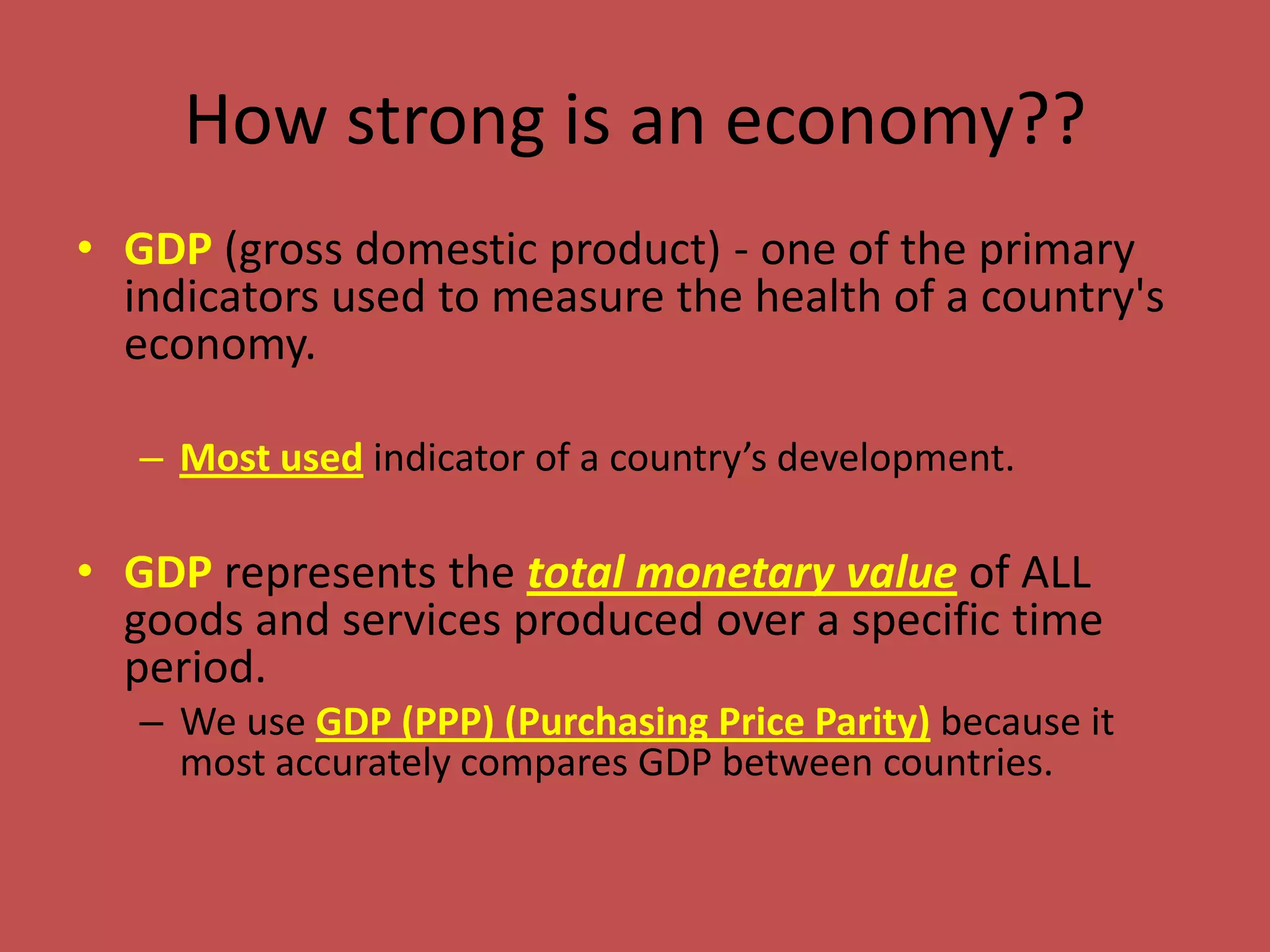 How do we compare different countries | PPTX