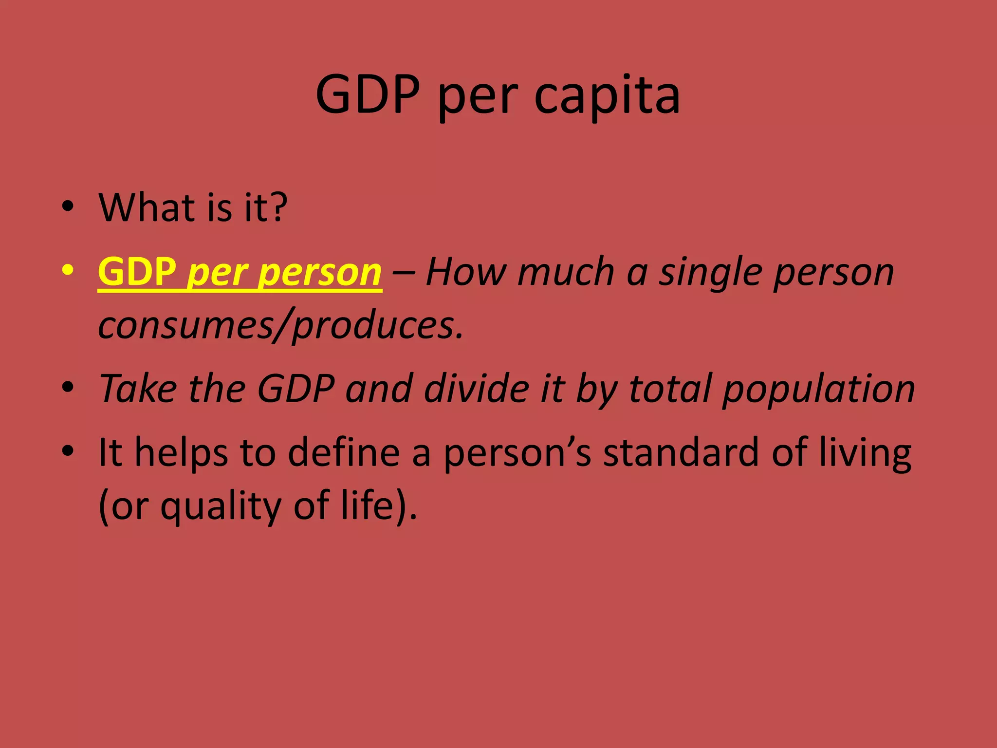 How do we compare different countries | PPTX