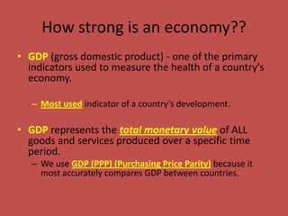 How do we compare different countries | PPTX
