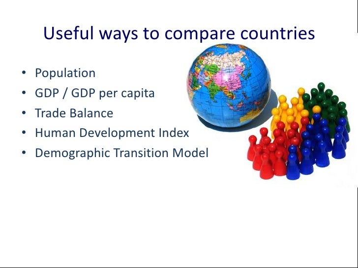 How do we compare different countries