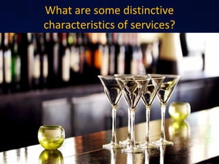 How do we define and classify services and how do they differ from ...