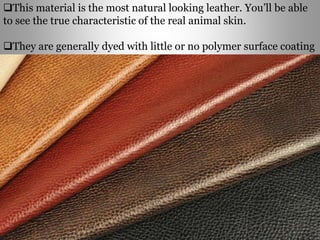 How do we know quality leather | PPTX