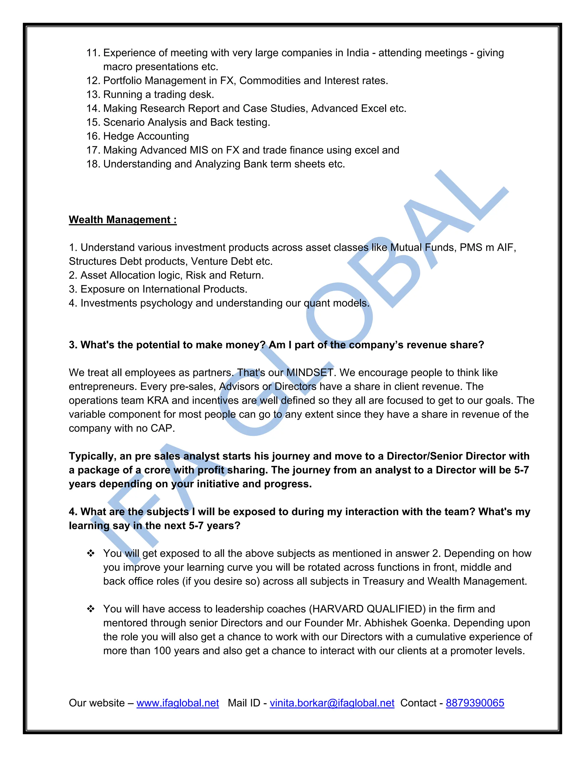 How Do We Make You Successfull @ IFA.pdf