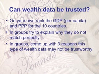 How do we measure a nation's wealth? | PPT