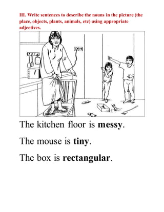 How do we use adjectives in our writing | PDF